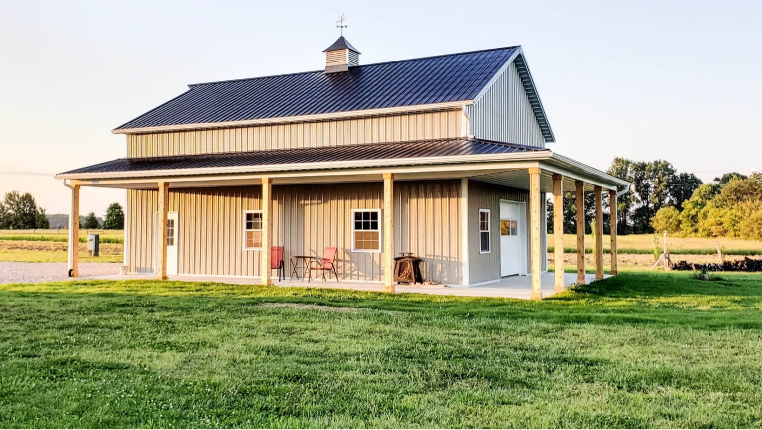 Custom Pole Barns in Morgantown: 9 Tips for Landscaping | MQS Structures